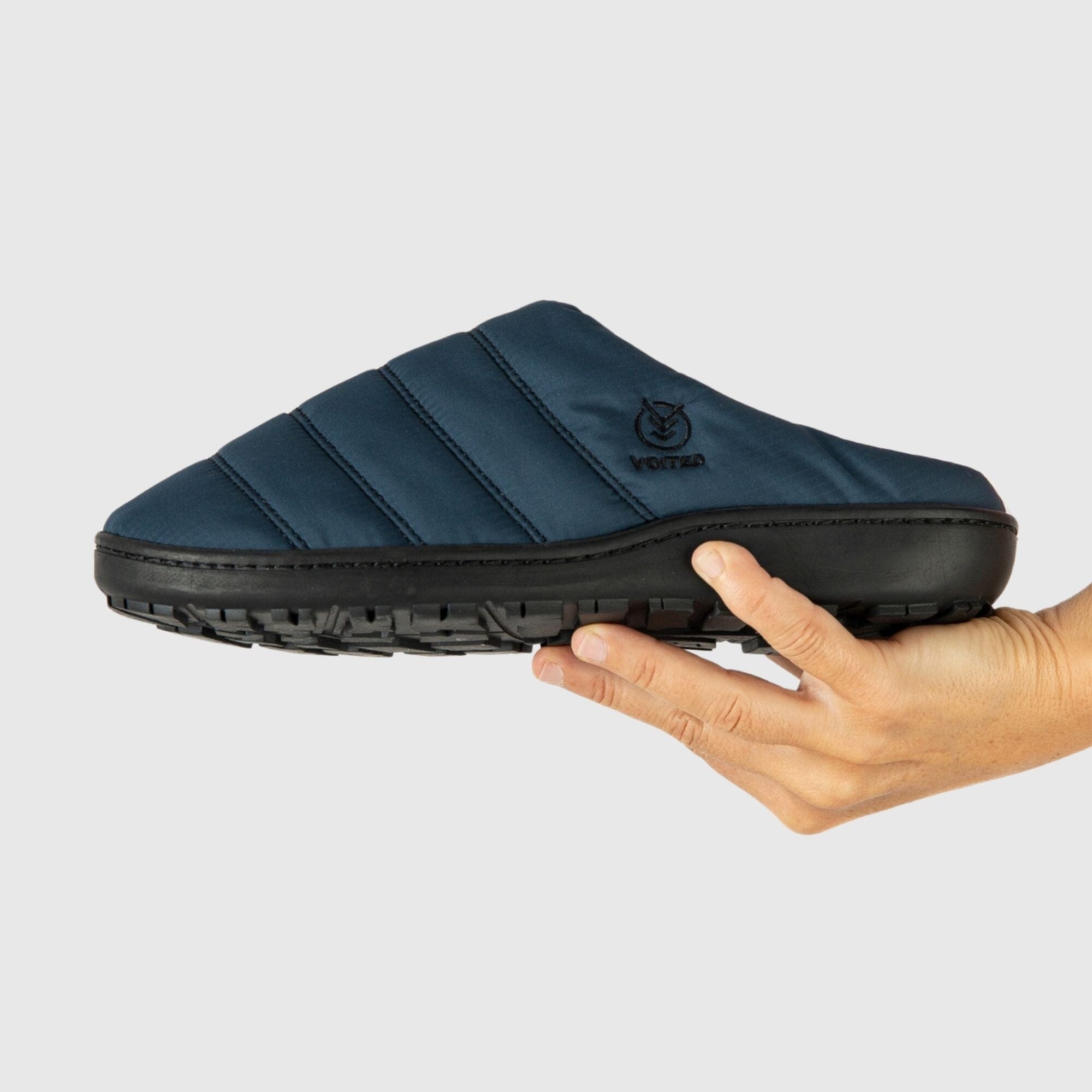 VOITED Packable Travel Slippers for cosy Adventures - Ocean Navy ...